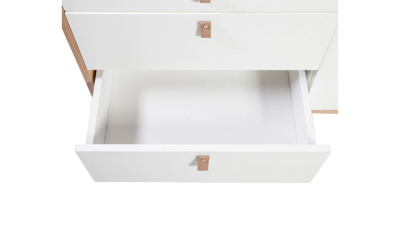 Kummut HELENA 120*40*75cm naturaalne/valge
