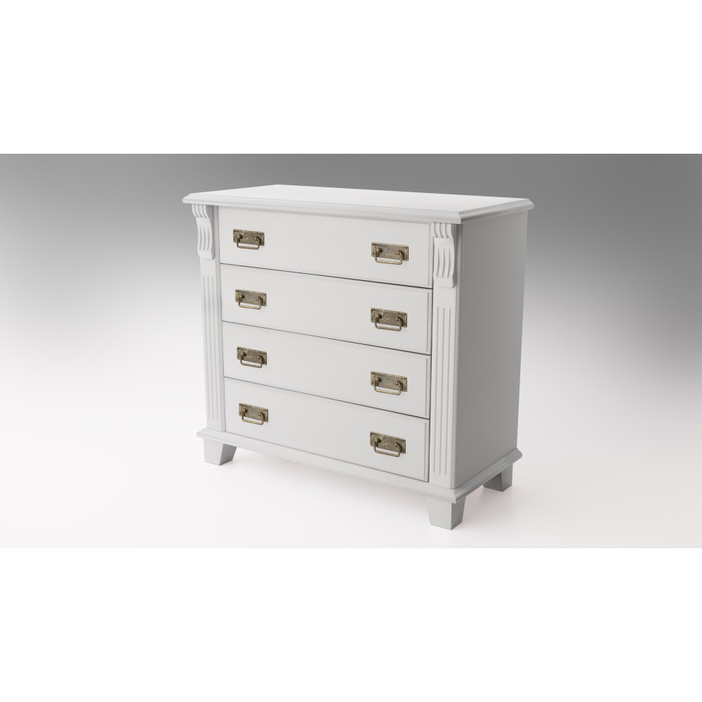 Monaco kummut M377 VALGE MDF